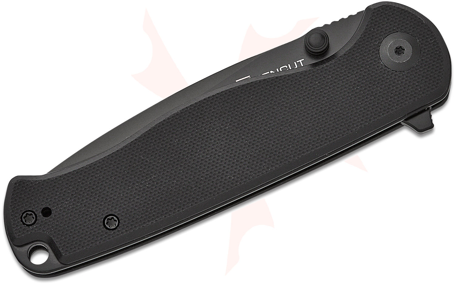 Sencut Knives Errant Liner Lock Flipper Knife 3.45" 9Cr18MoV Black Drop ...