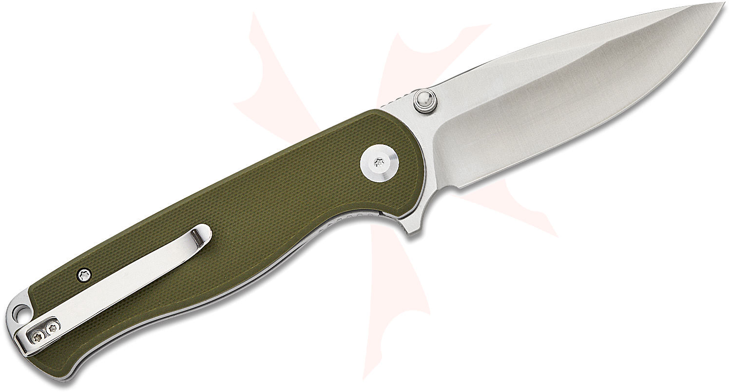 Sencut Knives Errant Liner Lock Flipper Knife 3.45" 9Cr18MoV Satin Drop ...