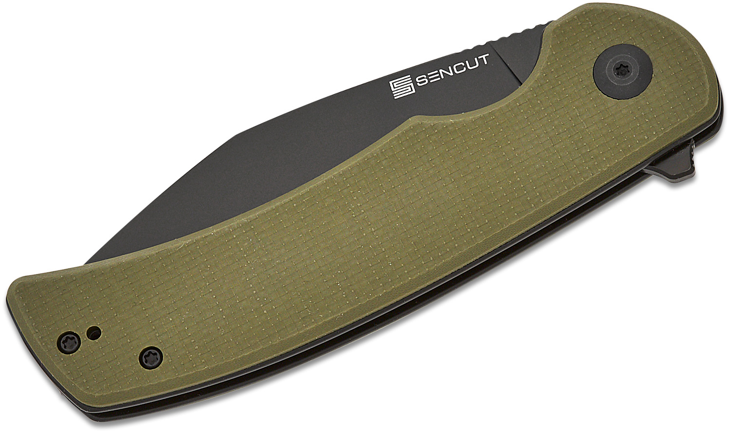 Sencut Knives Omniform Liner Lock Flipper Knife 3.65" 9Cr18MoV Black ...