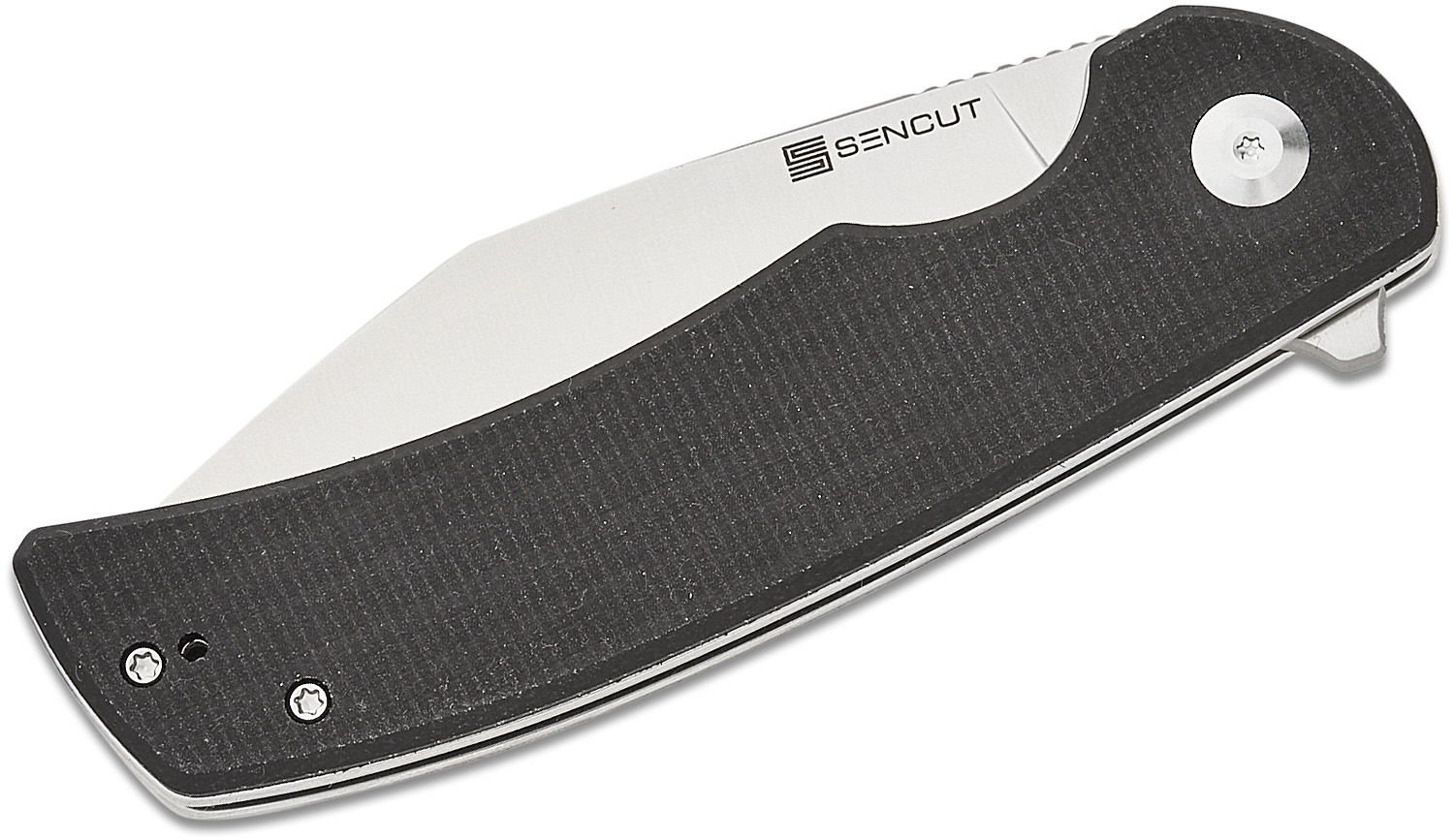Sencut Knives Omniform Liner Lock Flipper Knife 3.65" 9Cr18MoV Satin ...