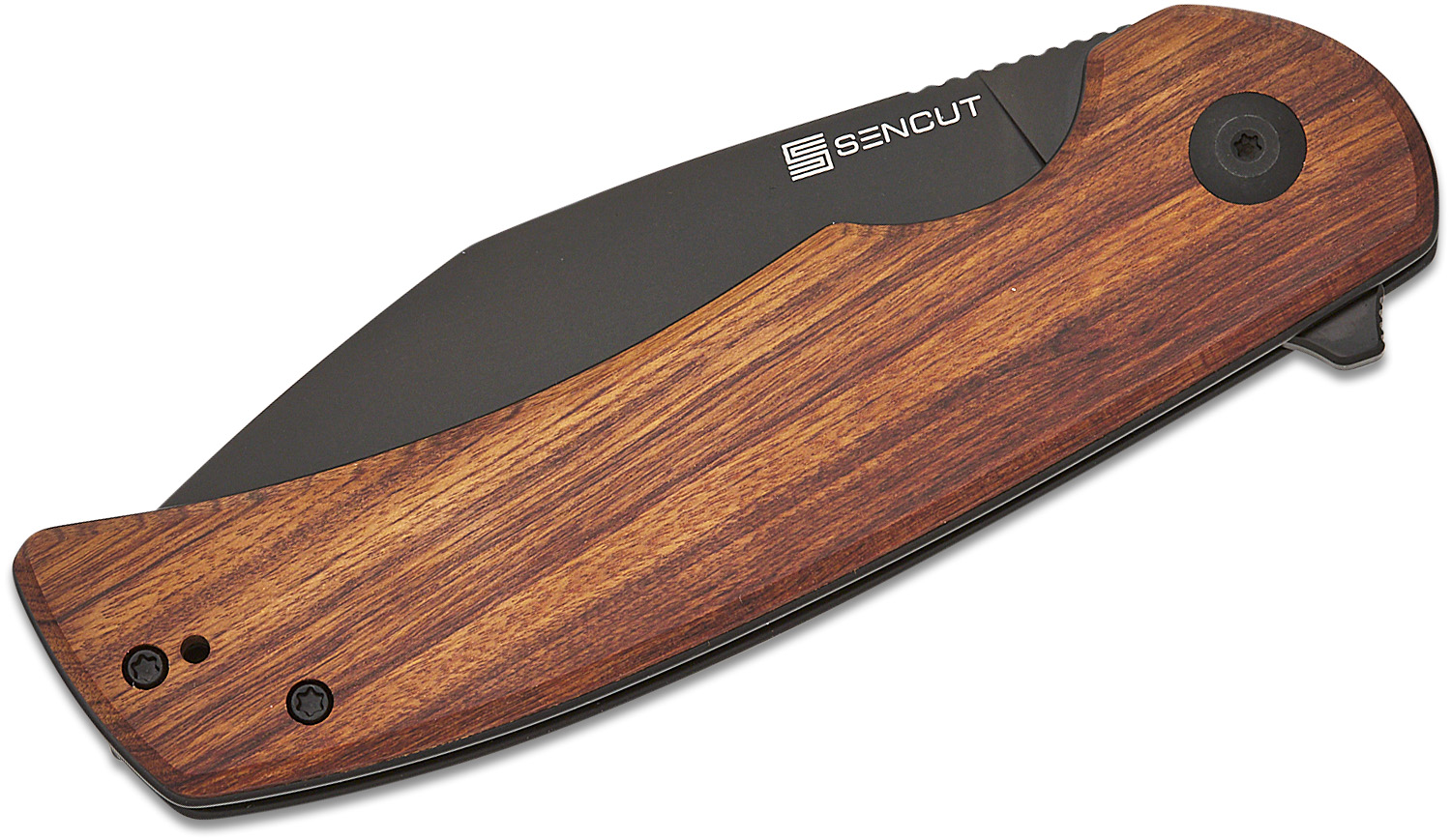 Sencut Knives Omniform Liner Lock Flipper Knife 3.65" 9Cr18MoV Black ...