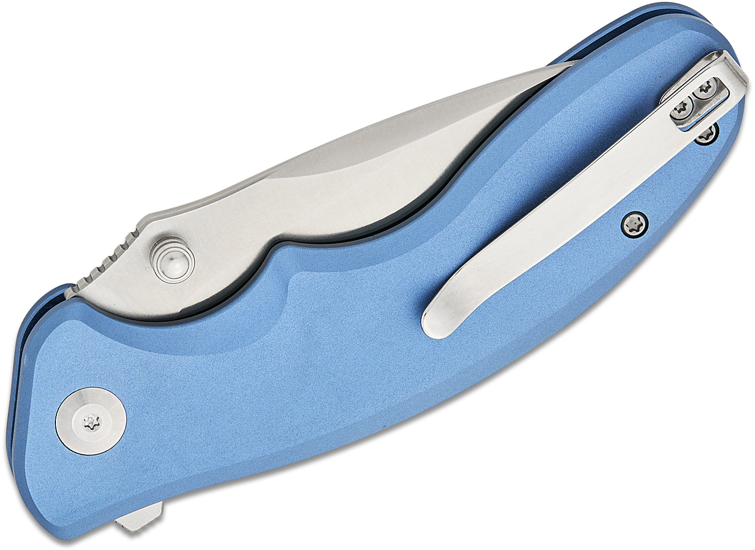 Sencut Knives Cybrix Button Lock Flipper Knife 3.46" Satin Drop Point ...