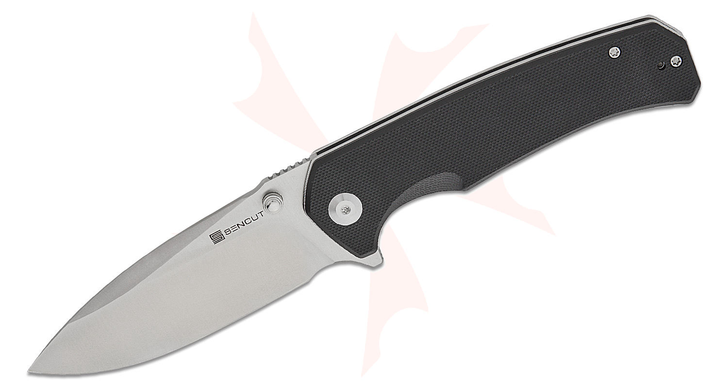 Sencut Knives Skarnax Liner Lock Flipper Knife 3.79" Satin Drop Point ...