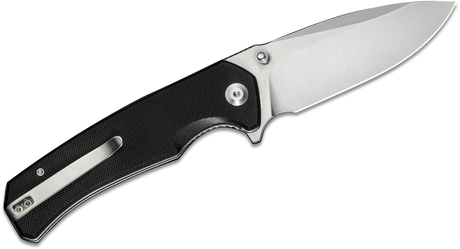 Sencut Knives Skarnax Liner Lock Flipper Knife 3.79" Satin Drop Point ...