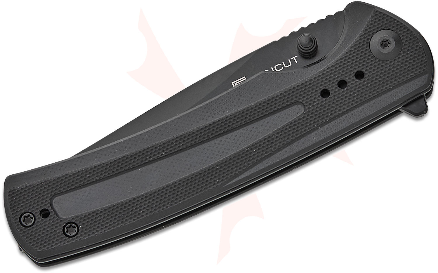 Sencut Knives Regnator Liner Lock Flipper Knife 3.48" Black Clip Point ...