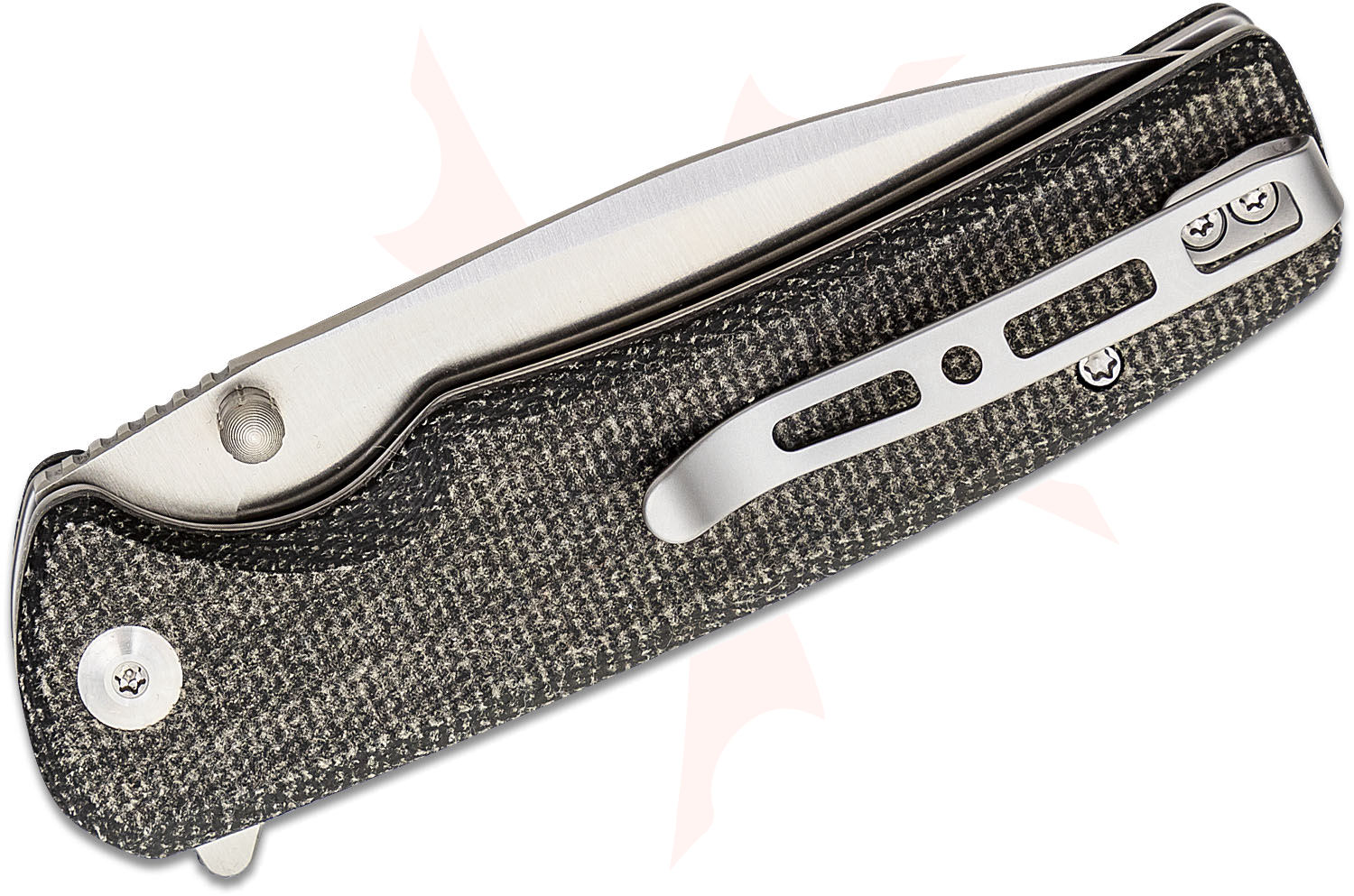 Sencut Knives S21007-1 Sachse Flipper Knife 3.47" Satin Drop Point ...