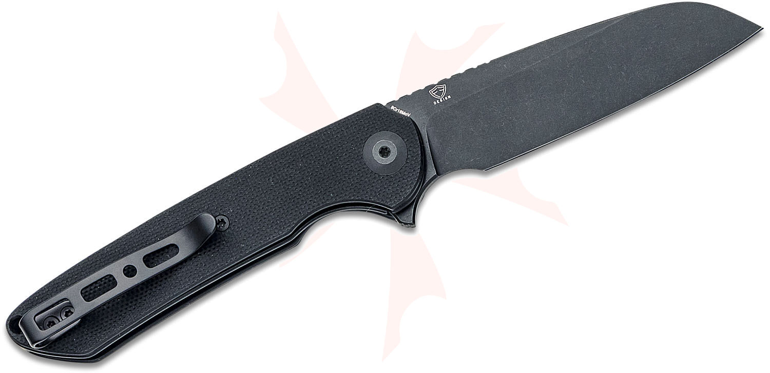Sencut Knives S22001-1 Ferrum Forge Kyril Flipper Knife 3.19" Black ...