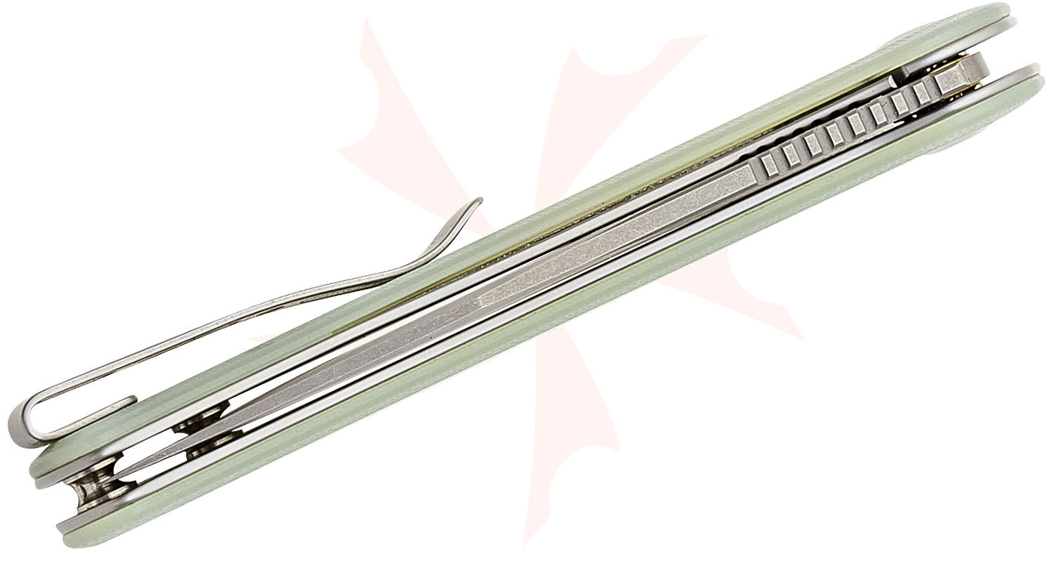 Sencut Knives SA05C-V1 Snap Flipper Knife 3.48" Stonewashed Clip Point ...