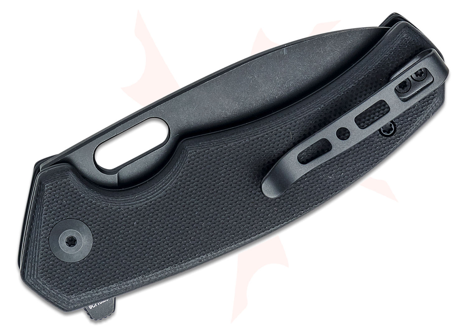 Sencut Knives SA06A Acumen Flipper Knife 2.98" Black Stonewashed Drop ...