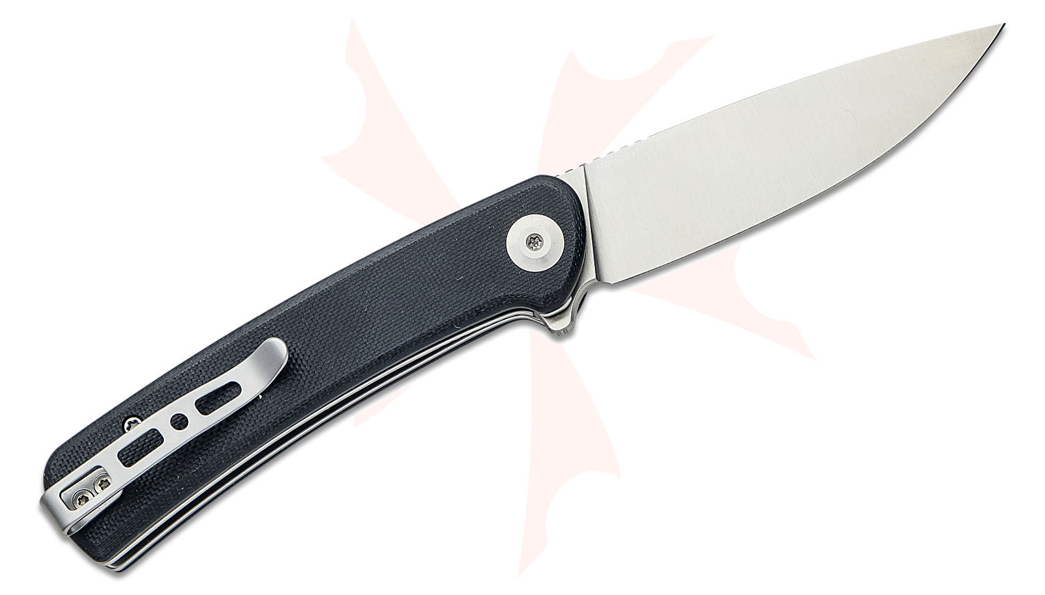 Sencut Knives SA09A Neches Flipper Knife 3.2" Satin 10Cr15CoMoV Drop ...