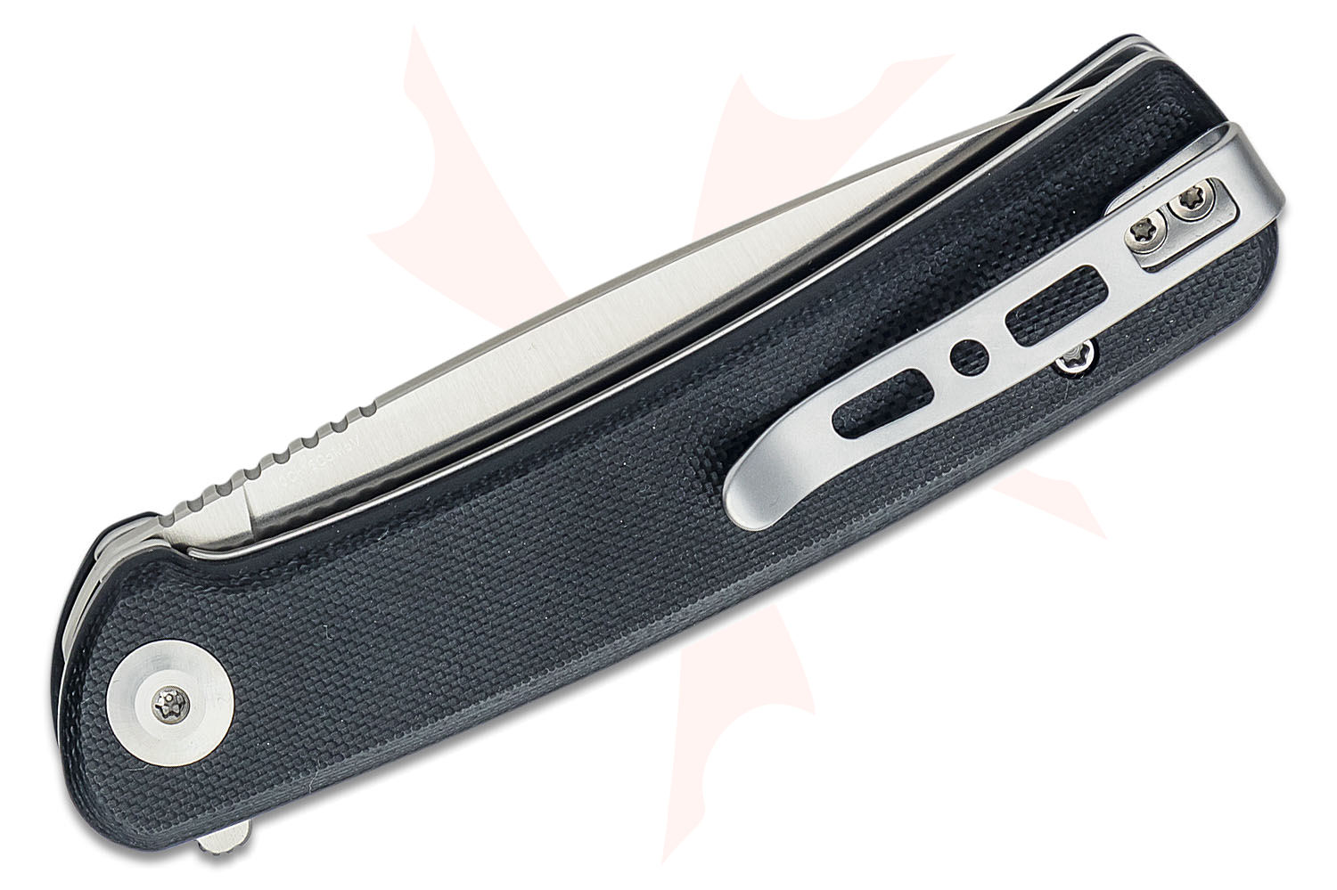 Sencut Knives SA09A Neches Flipper Knife 3.2" Satin 10Cr15CoMoV Drop ...