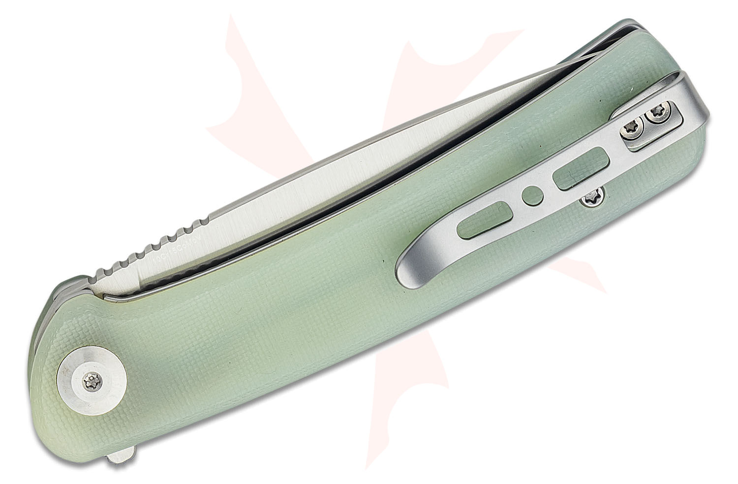 Sencut Knives SA09B Neches Flipper Knife 3.2" Satin 10Cr15CoMoV Drop ...