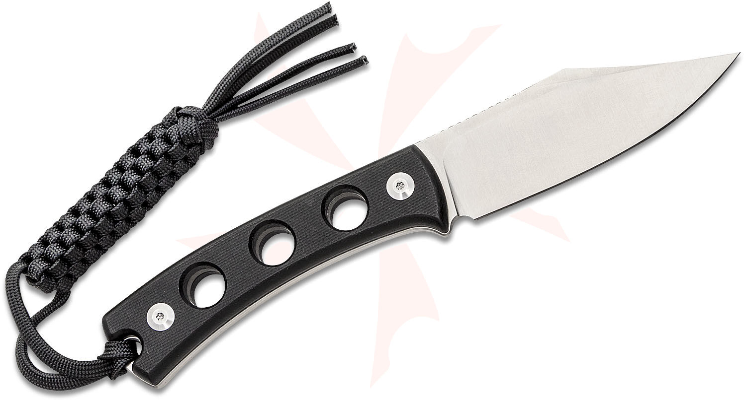 Sencut Knives SA11A Waxahachie Fixed Blade Knife 3.7" Satin Clip Point ...