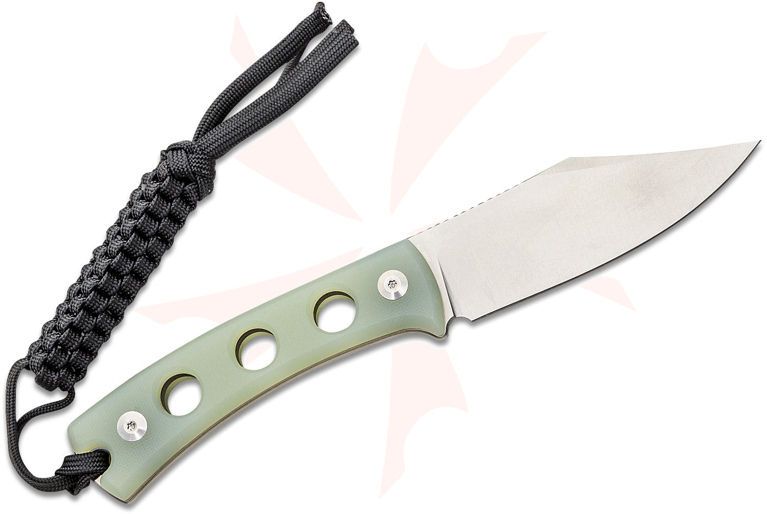 Sencut Knives SA11B Waxahachie Fixed Blade Knife 3.7" Satin Clip Point ...