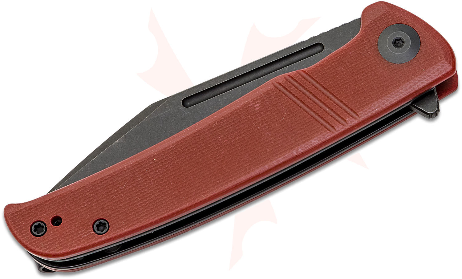 Sencut Knives SA12C Brazoria Flipper Knife 3.46" D2 Black Stonewashed ...