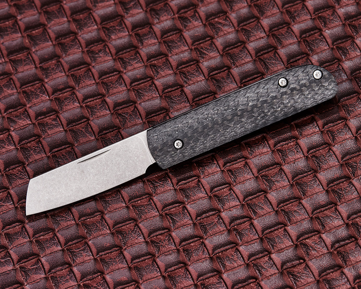 Serge Panchenko Production Slip4 Slipjoint Folding Knife 2.06" M390 Stonewashed Modified ...