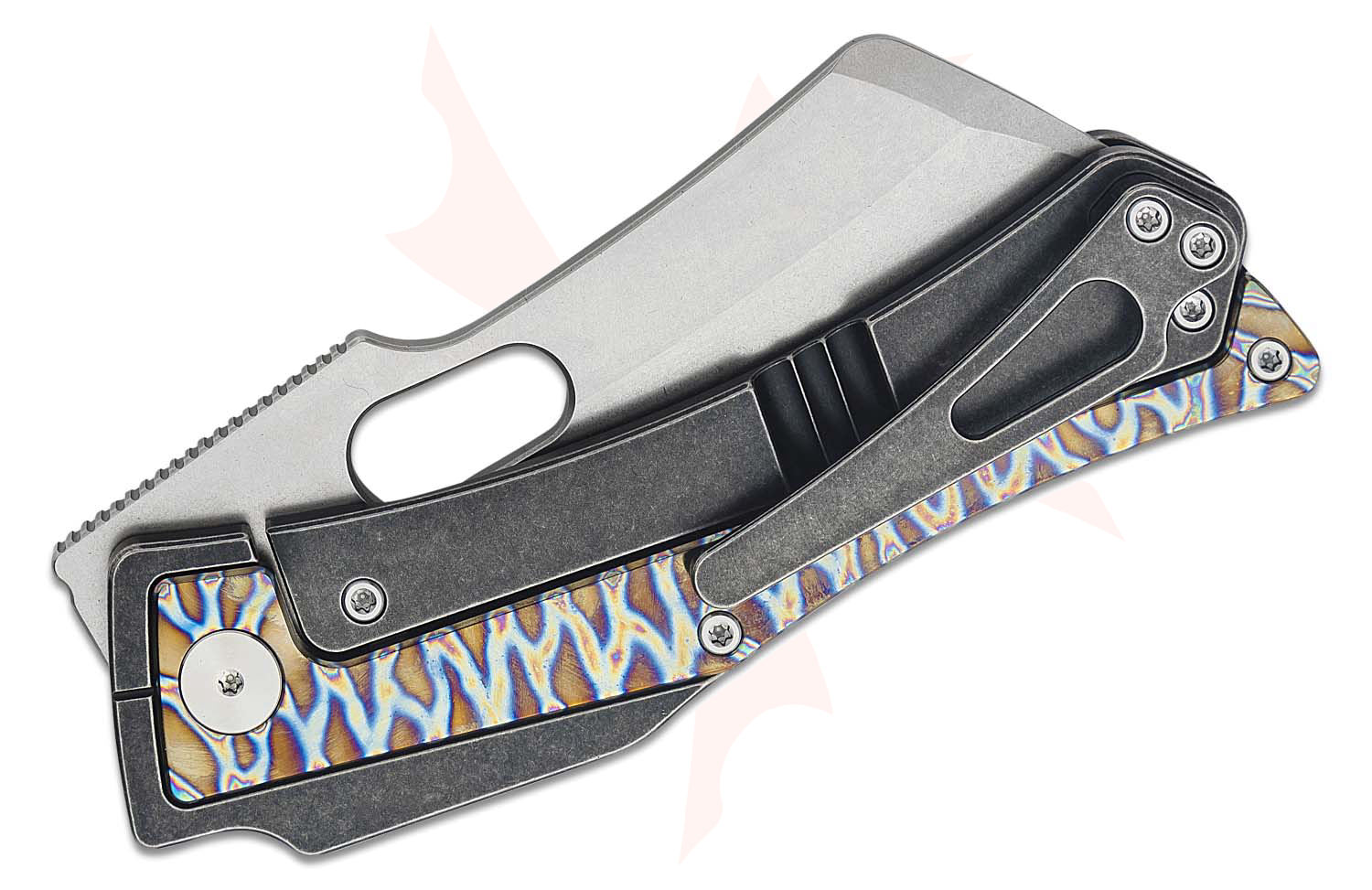 Serge Panchenko Production Trisect Folding Knife 3.75" M390 Stonewashed ...