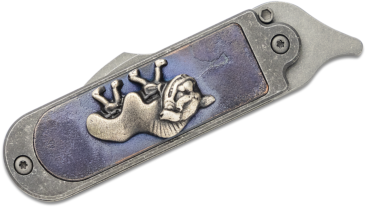 Serge Panchenko Mid-Tech Bean Harpoon Slipjoint Front Flipper Knife 2 ...