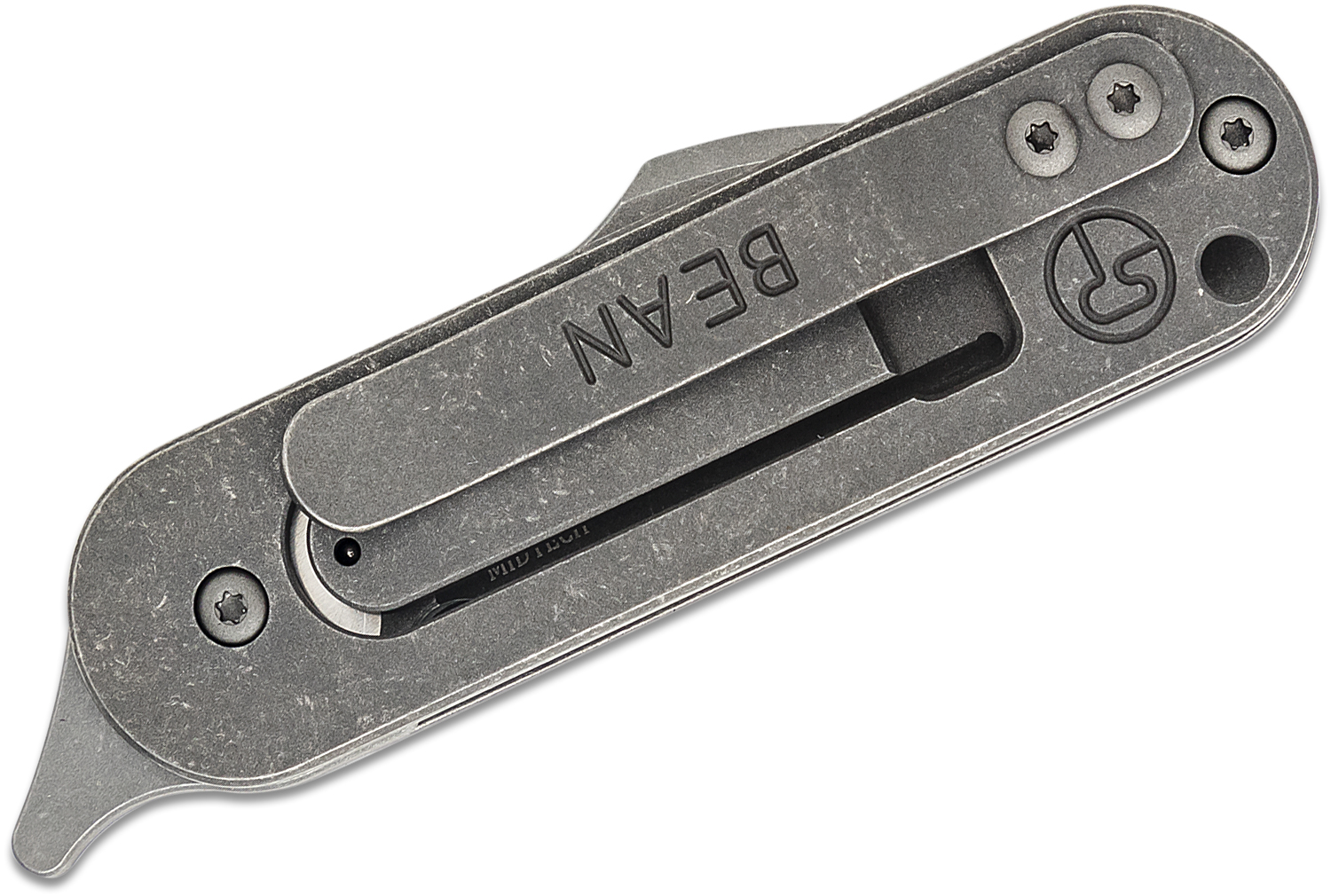 Serge Panchenko Mid-Tech Bean Harpoon Slipjoint Front Flipper Knife 2 ...