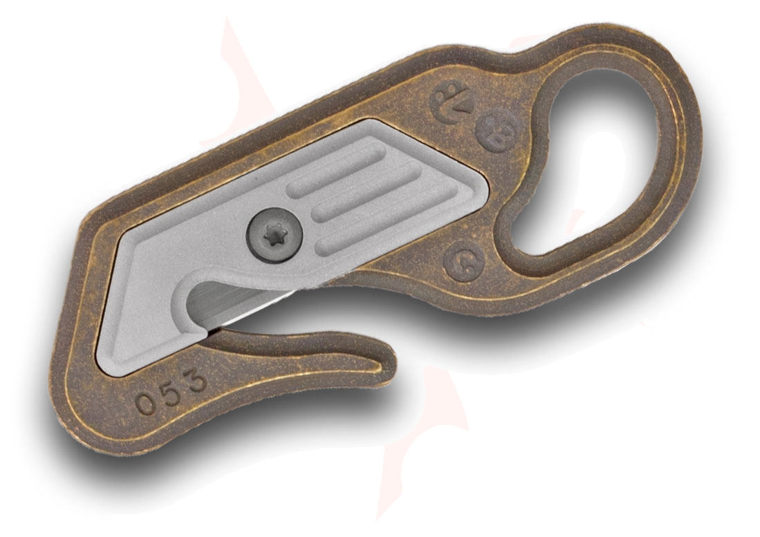Serge Panchenko Custom SKT-2 Strap Cutter, Antiqued Brass and Steel ...