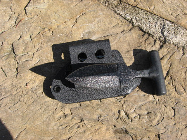 Shadow Tech 2-1/2" Push Dagger, Plain Black Blade with Kydex Sheath ...