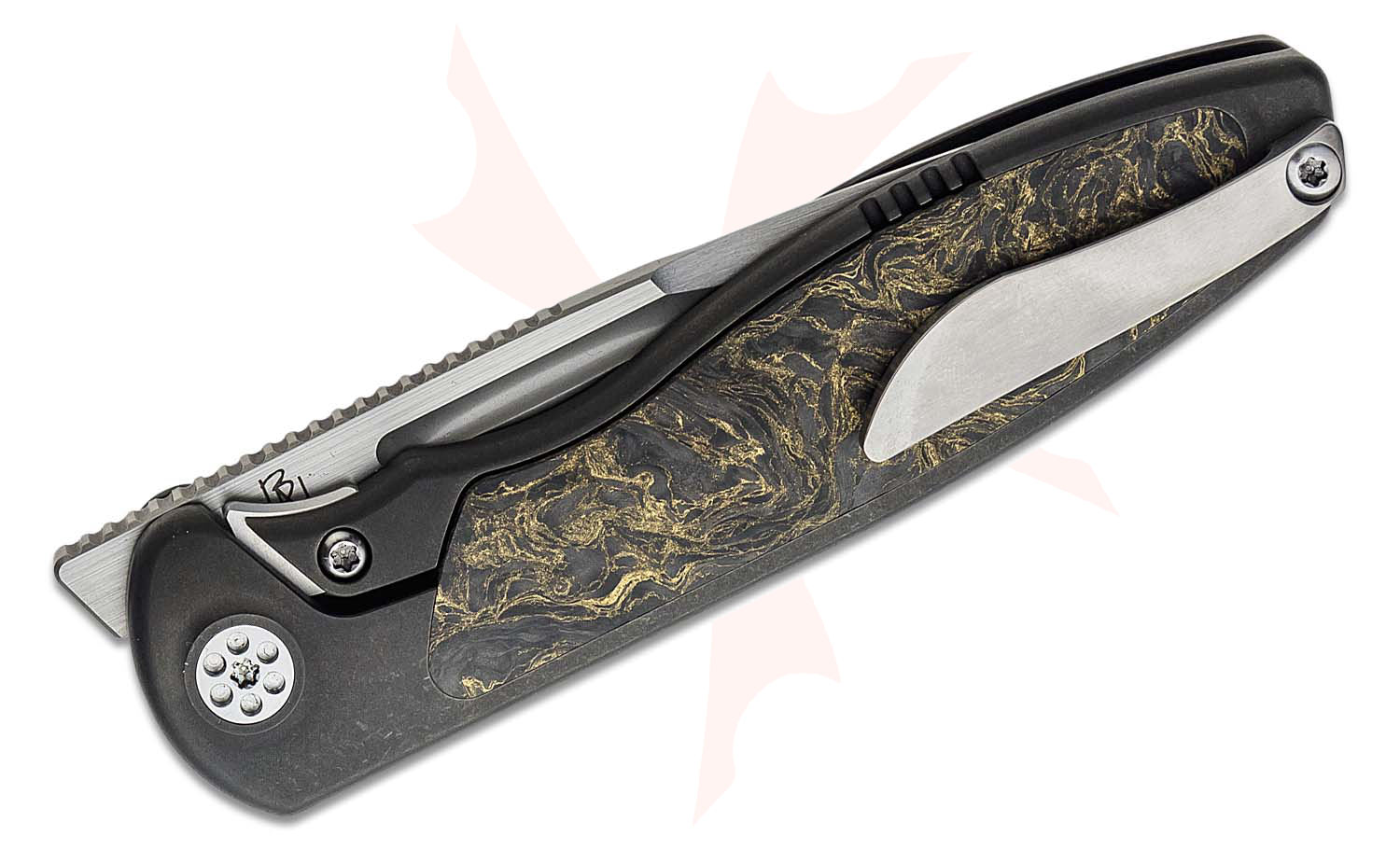 SharpByDesign Production Mini Tempest Front Flipper Knife 3.5" M390 ...