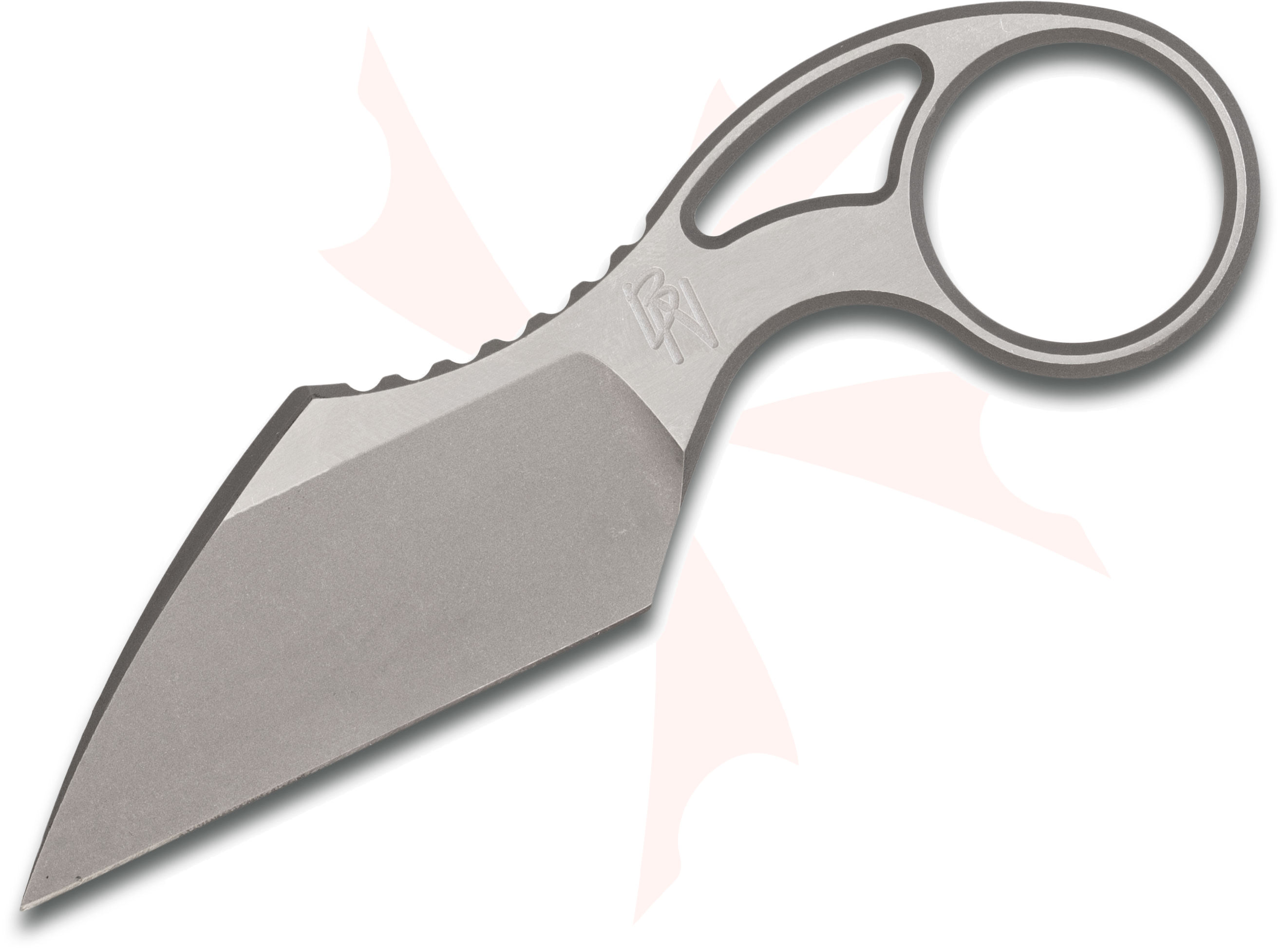 SharpByDesign Custom Talon Neck Knife 2.5" CPM-S35VN Blasted Two-Tone ...