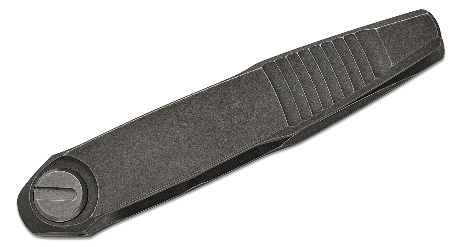 Shirogorov Pocket Money Clip, Stonewashed Titanium, 2.3" Overall ...