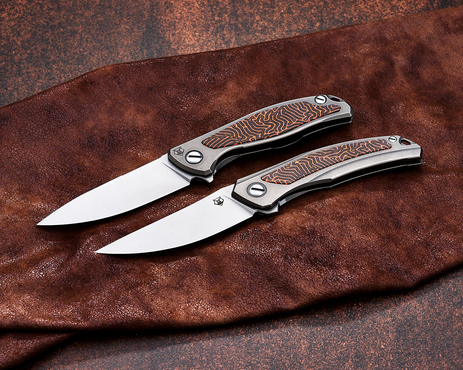 Shirogorov Model F95NL KC Edition Flipper Knife 3.875" Cromax PM Drop ...