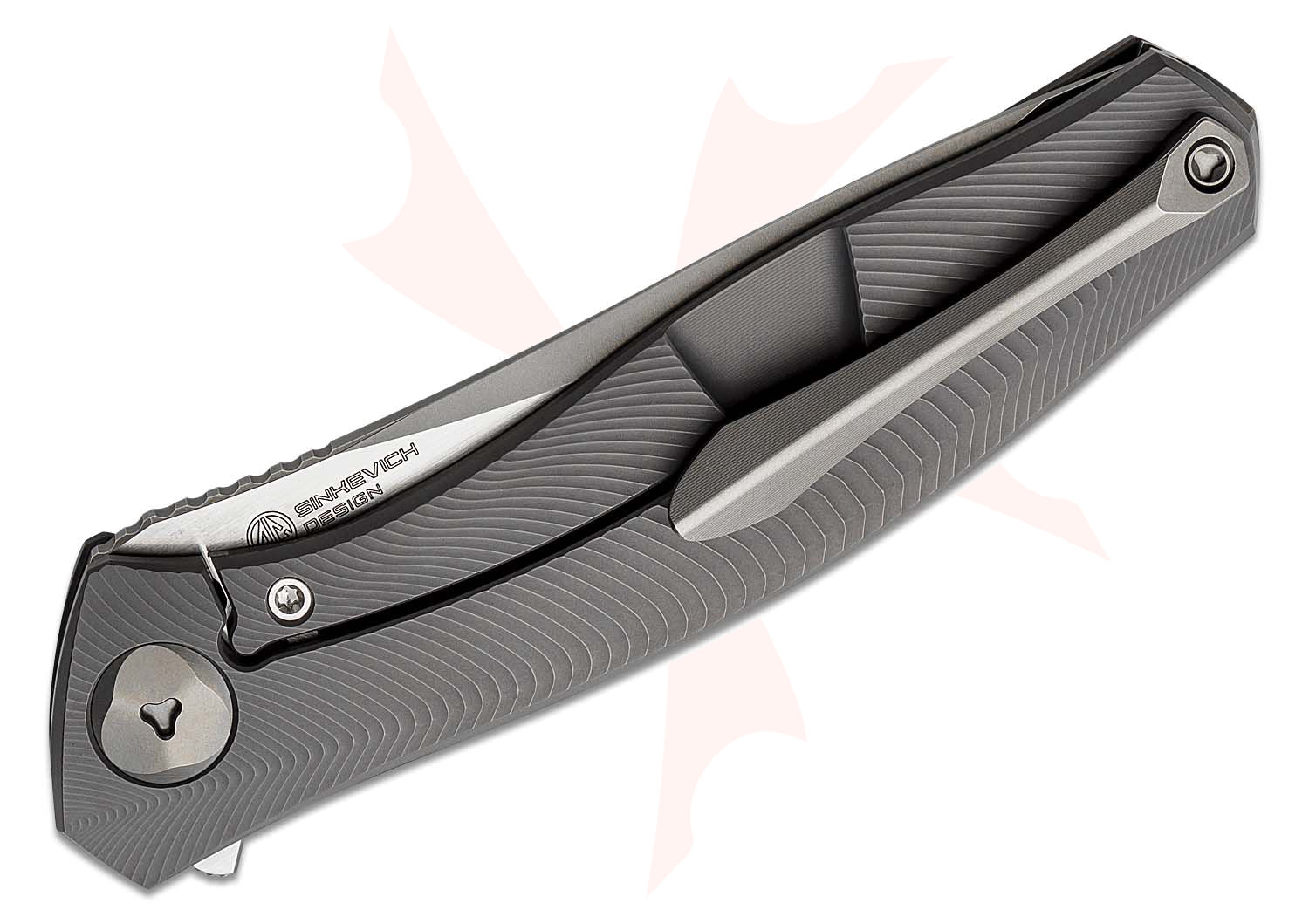 Shirogorov Limited Edition Sinkevich Dark Bio #205 Flipper Knife 3.75 ...