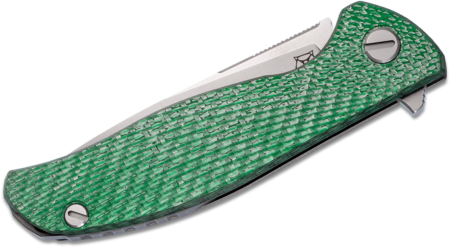 Shirogorov Hati R Flipper Knife 3.875" M390 Drop Point Blade, Milled ...