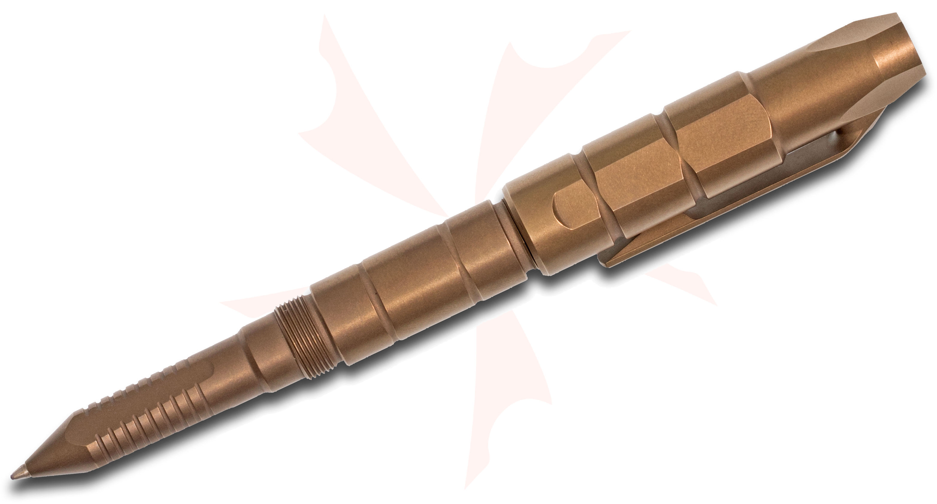 Shirogorov Bronze V2 Titanium Neon Pivot Tool Pen - KnifeCenter ...