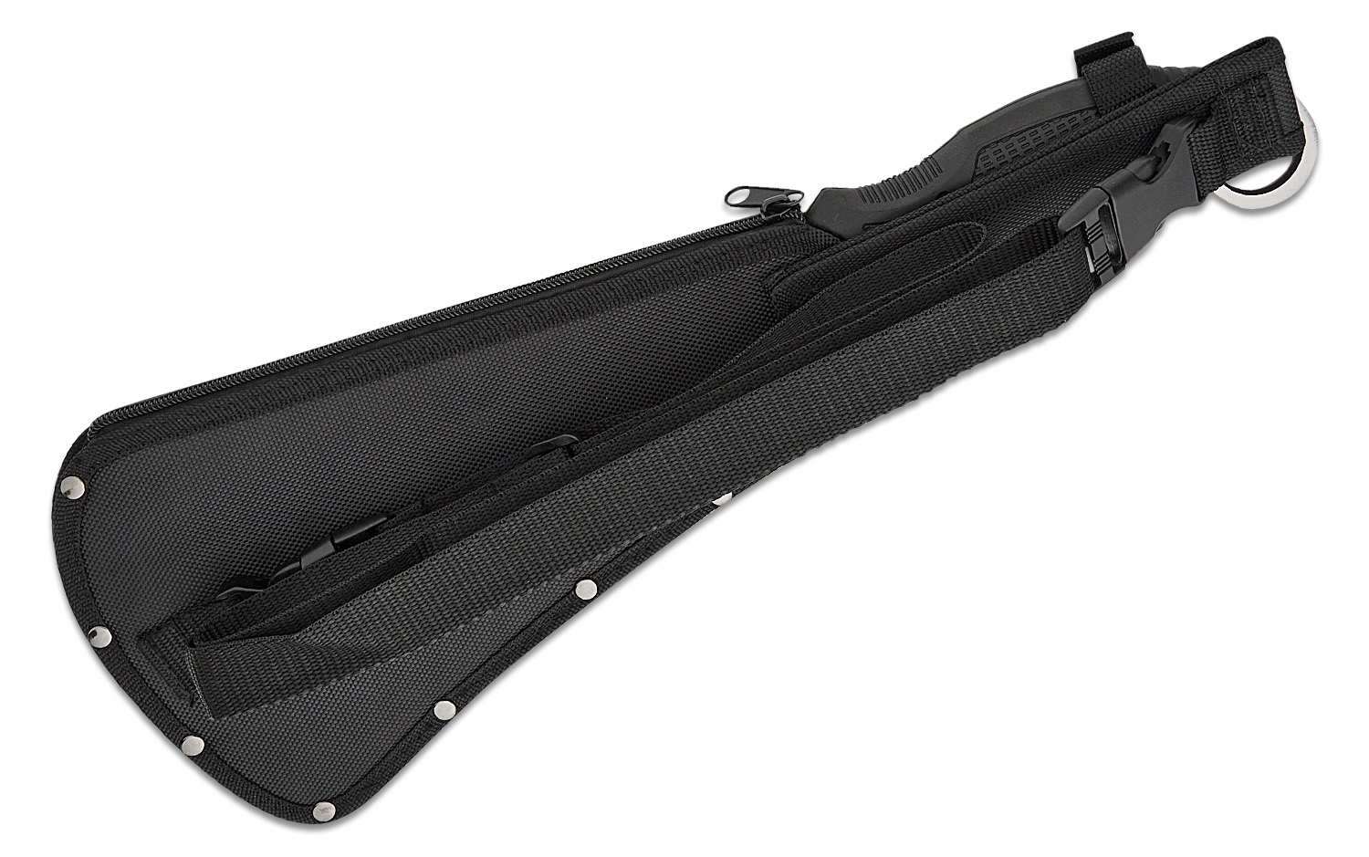 Sierra Zulu Clawhook Machete 10.7" Two-Tone Blade with Hook, Black TPR ...