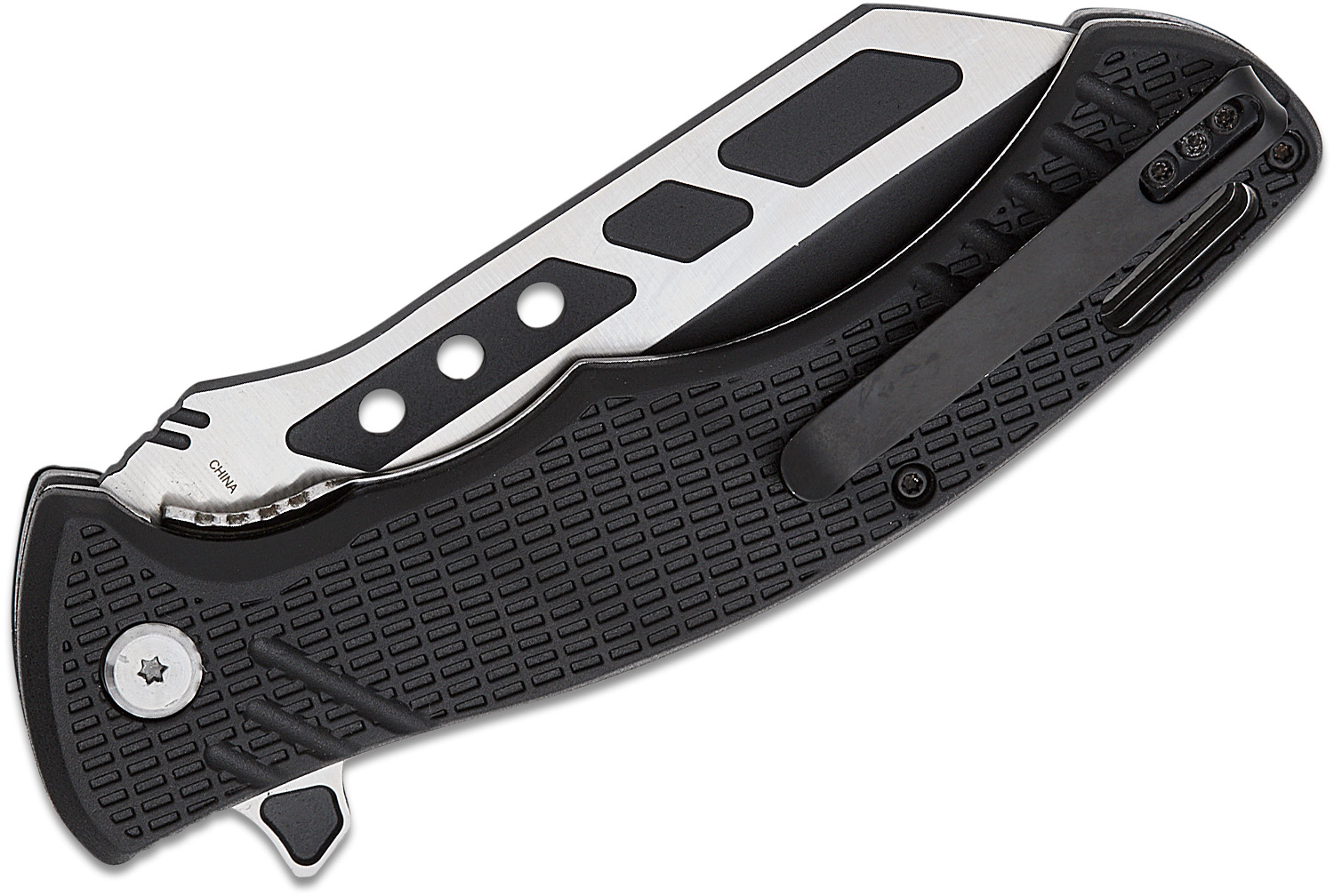 Sierra Zulu Nighthawk Liner Lock Flipper Knife 4.5" Two-Tone Reverse ...