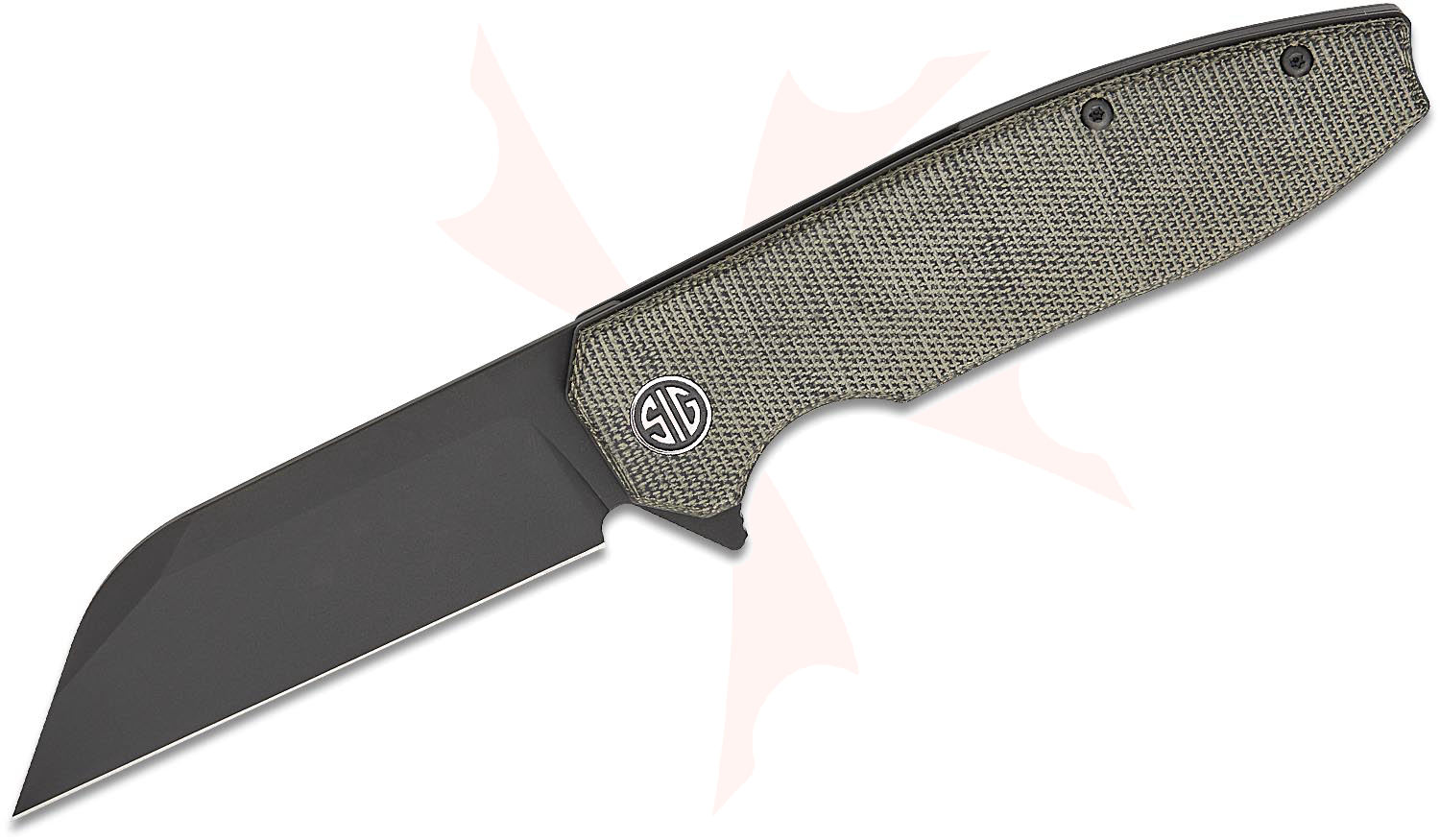 SIG Sauer by Eikonic Karak Flipper Knife 3.3" Nitro-V Black PVD ...