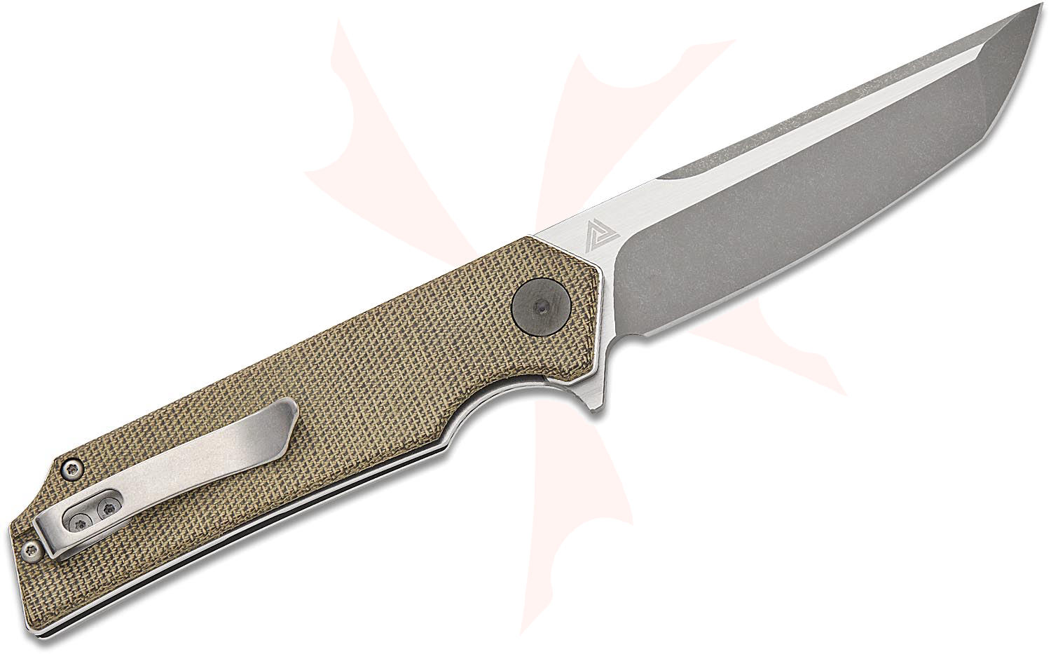 SIG Sauer by Eikonic Tsuru Flipper Knife 3.3" 154CM Two-Tone Tanto ...