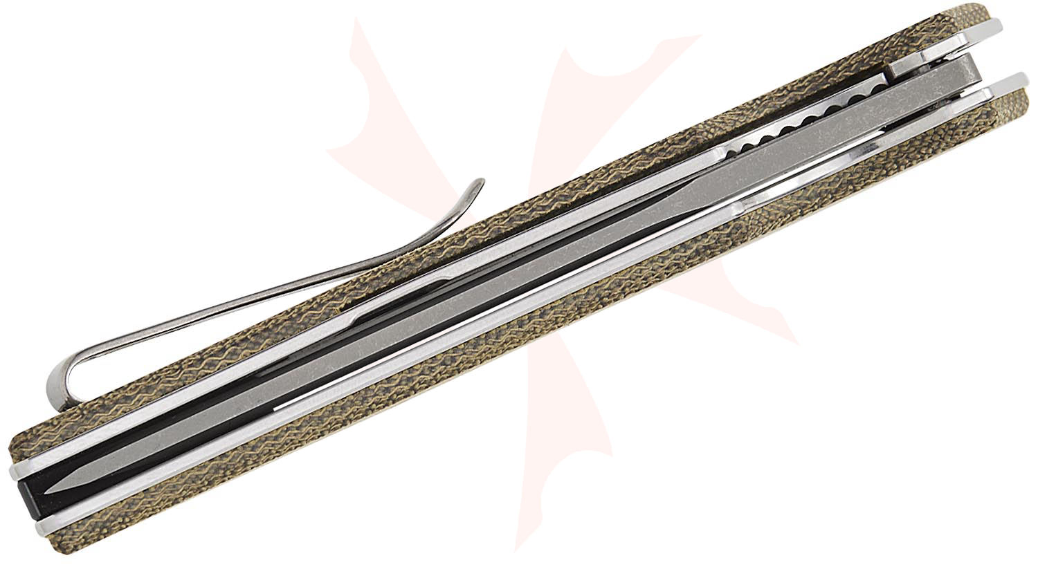 SIG Sauer by Eikonic Tsuru Flipper Knife 3.3" 154CM Two-Tone Tanto ...
