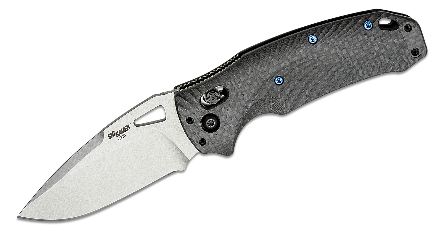 SIG Sauer by Hogue Collector Series K320 Carbon ABLE Lock Folding Knife ...