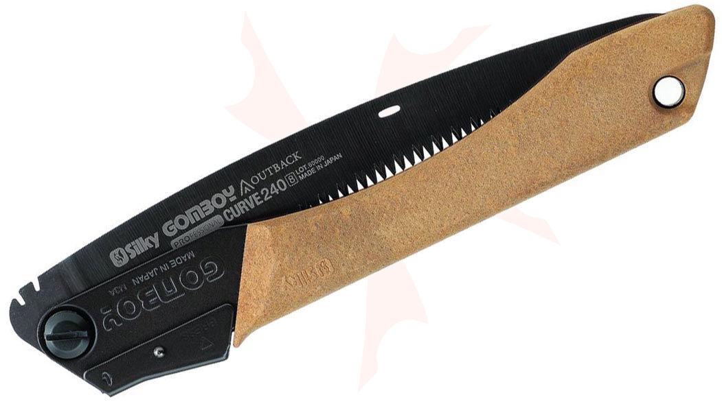Silky Saws Outback Edition Gomboy 240 Folding Saw, 9.4" Curved Black ...