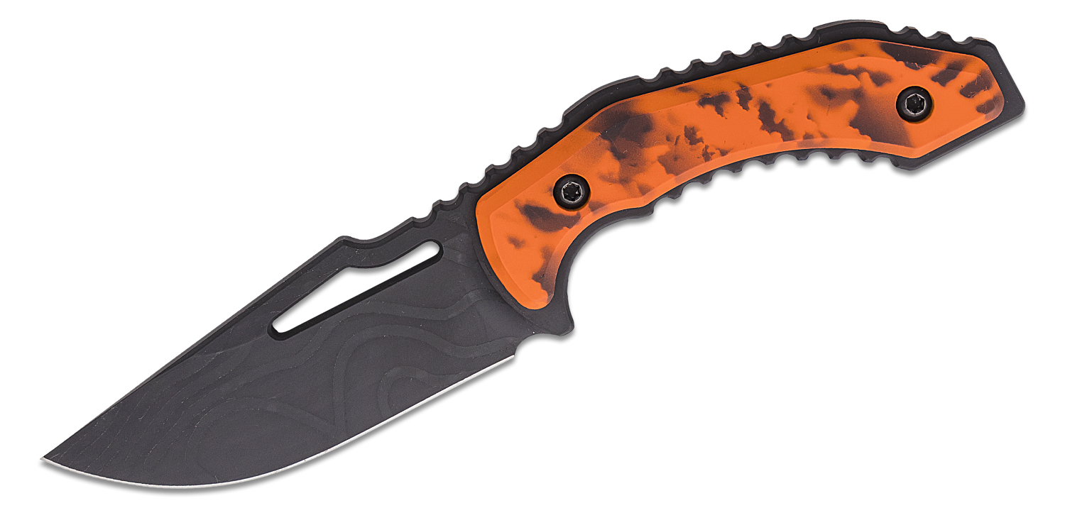 Skyraider Knives SRK-1 Mustang Fixed Blade Knife 3.504" A2 Black ...
