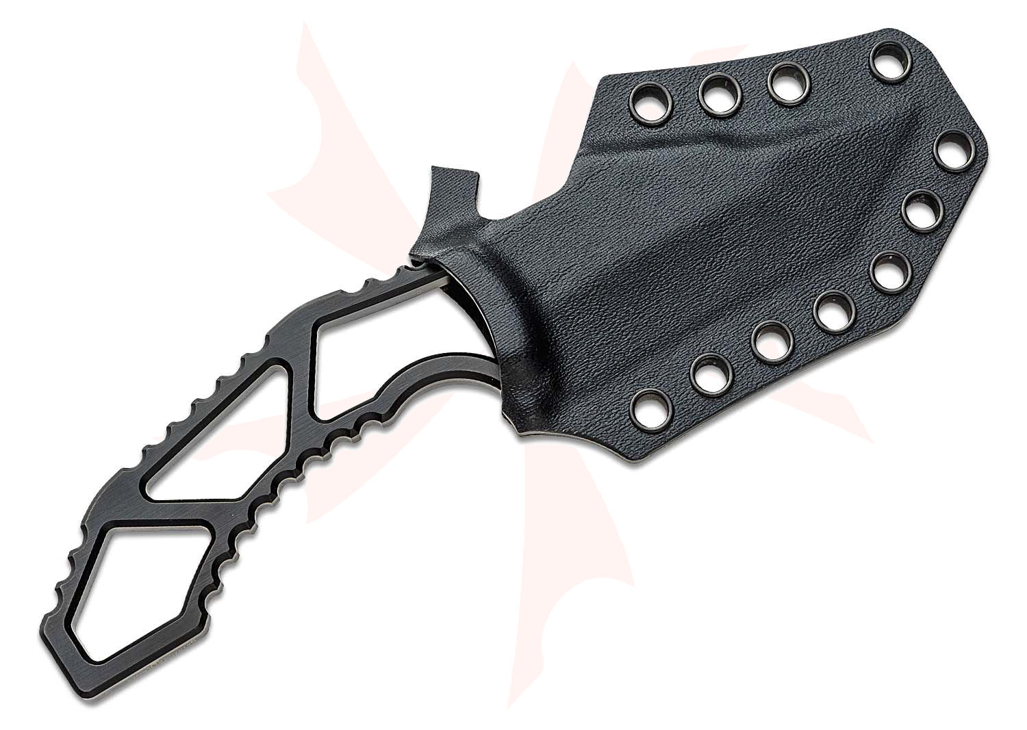 Skyraider Knives SRK-1 Banshee Fixed Blade Knife 3.177" A2 Black ...