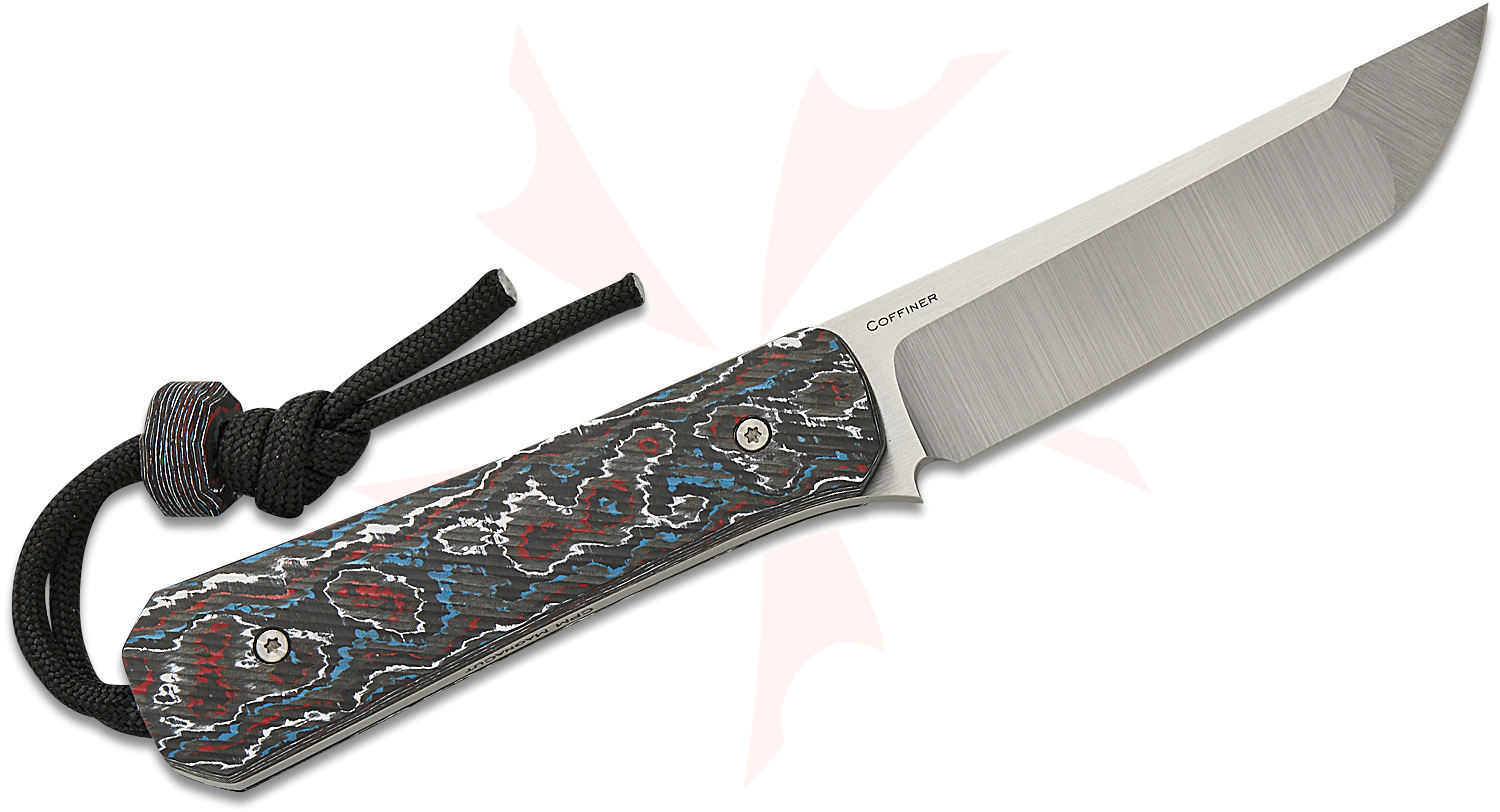 Sliwkosky Knives Custom Coffiner Pocket Fixed Blade Knife 3.125" CPM ...