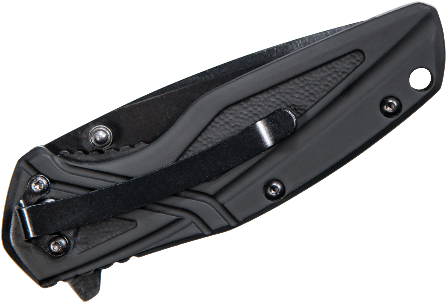 Smith & Wesson SW1101 Flipper Knife 3" Black Plain Blade, Black ...