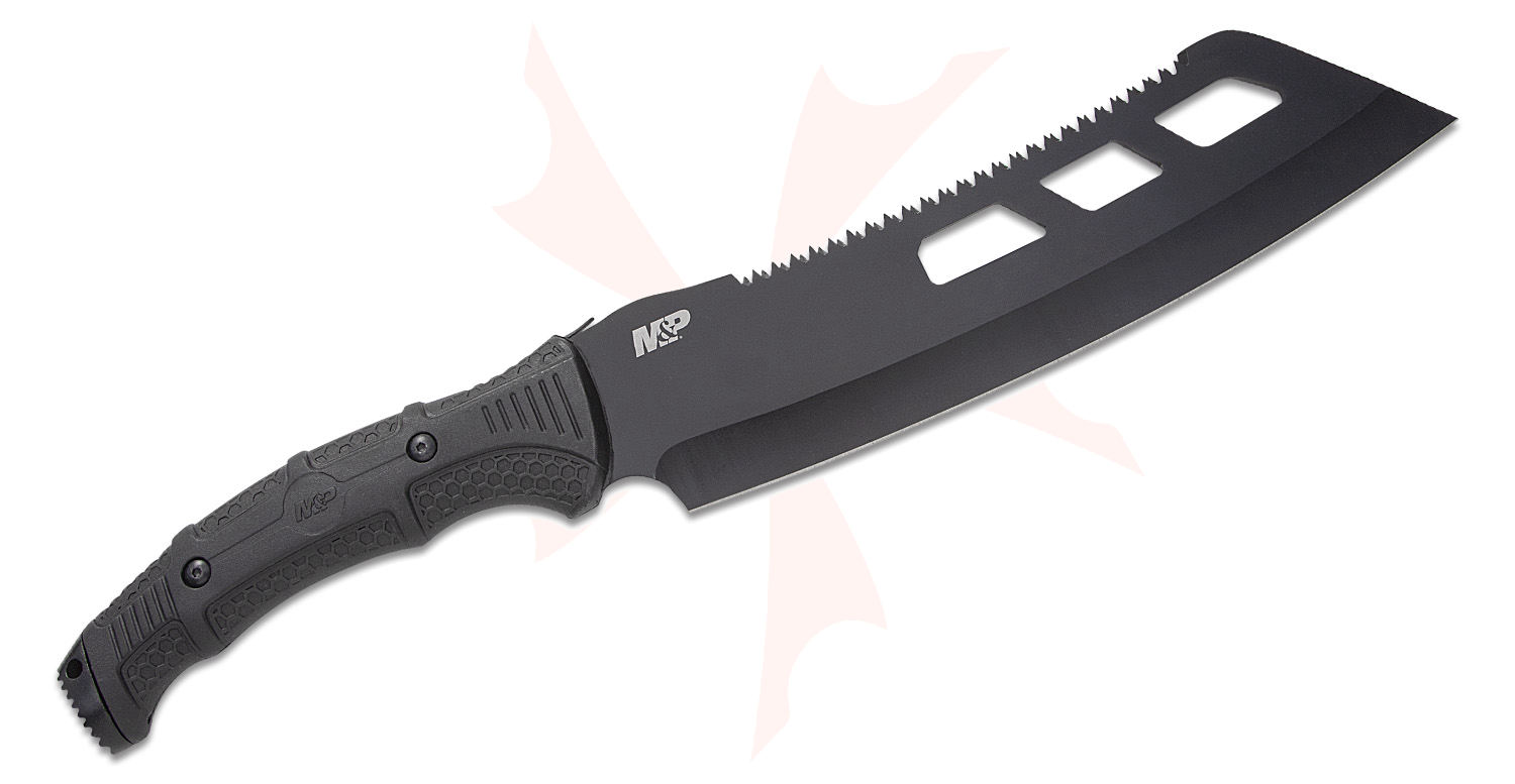 Smith & Wesson M&P Cleaver Machete with Sawback, 16.54" Overall ...
