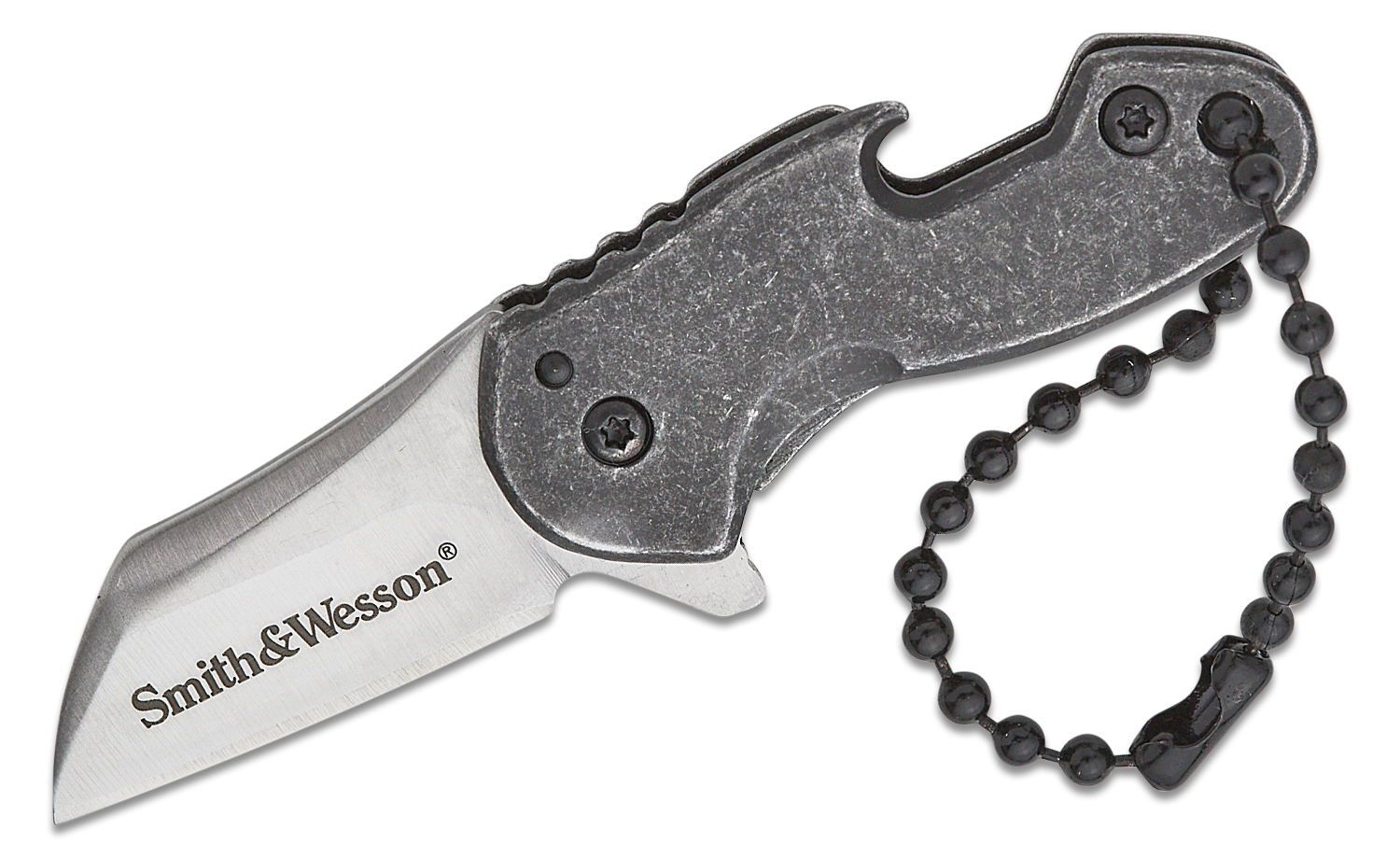 Smith & Wesson Drive Keychain Frame Lock Flipper Knife 1.25" Two Tone ...