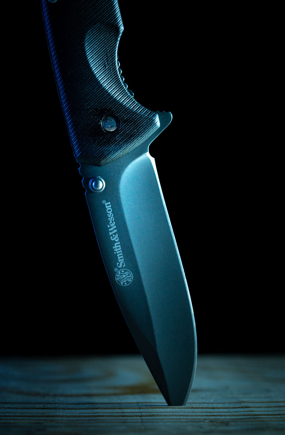 Smith & Wesson Velocite Assisted Opening Flipper Knife 3.4" Black Clip ...