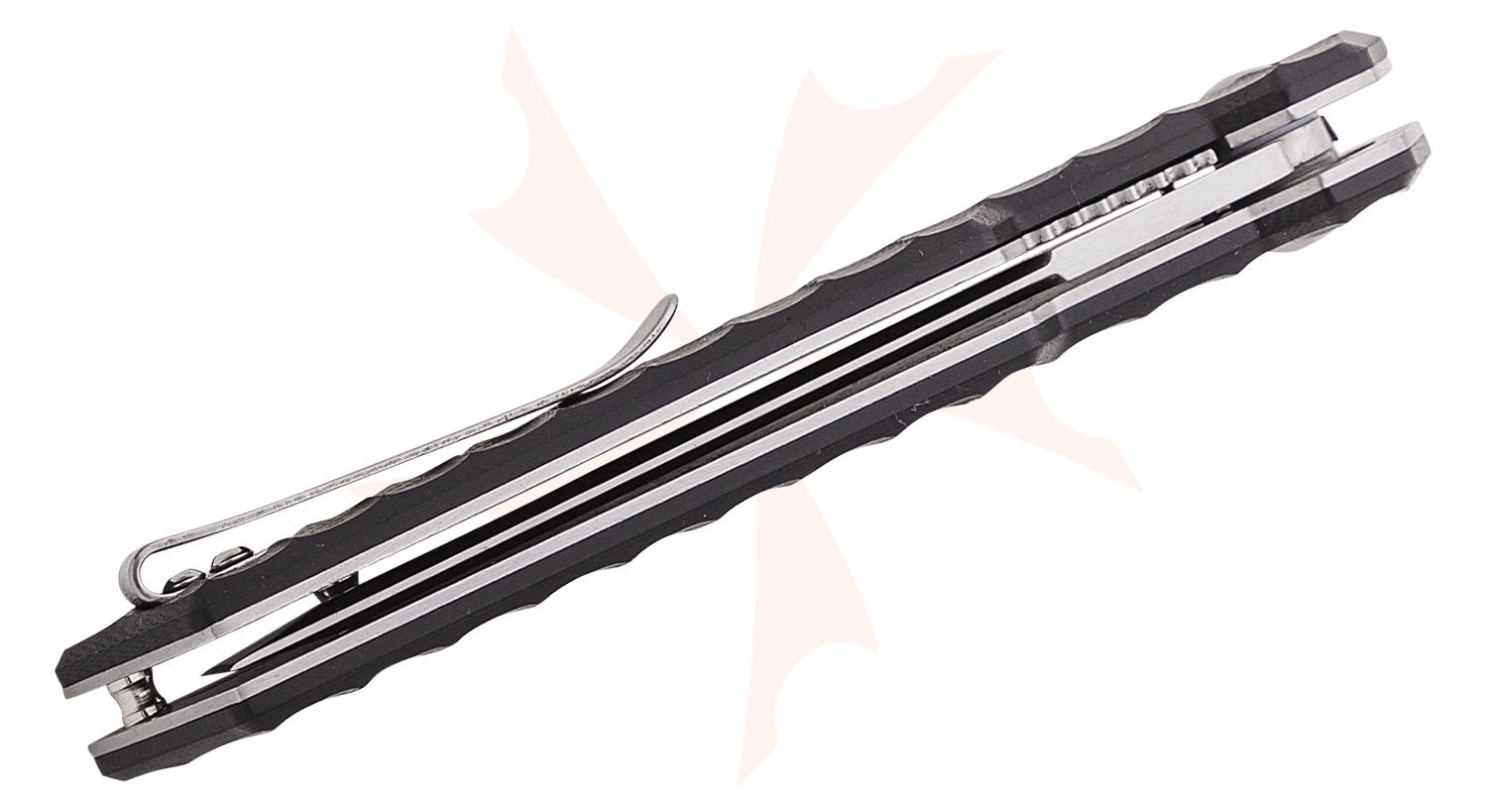 Smith & Wesson 24-7 Folding Cleaver Assisted Flipper Knife 3.25" Satin ...