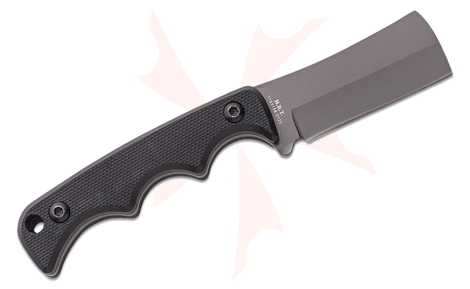 Smith & Wesson H.R.T. Cleaver Neck Knife 2" Black TiNi Cleaver Blade ...