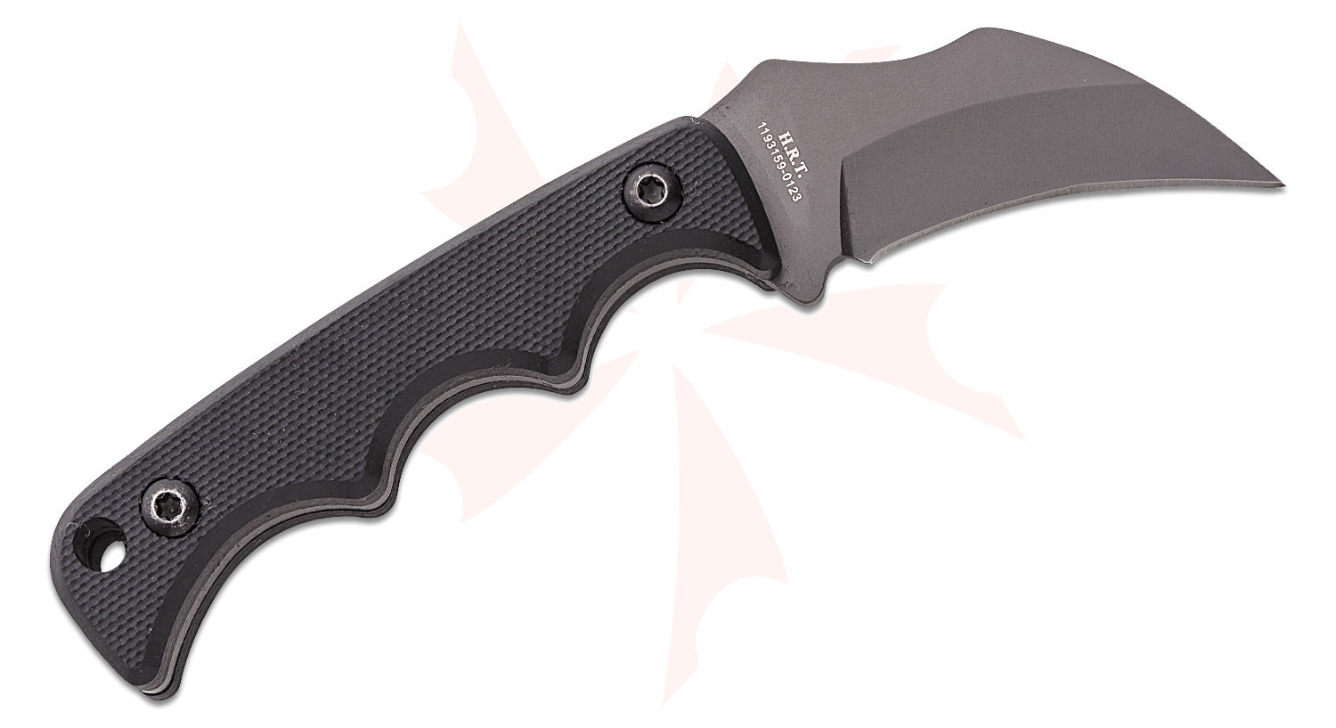 Smith & Wesson H.R.T. Hawkbill Neck Knife 2" Black TiNi Hawkbill Blade ...