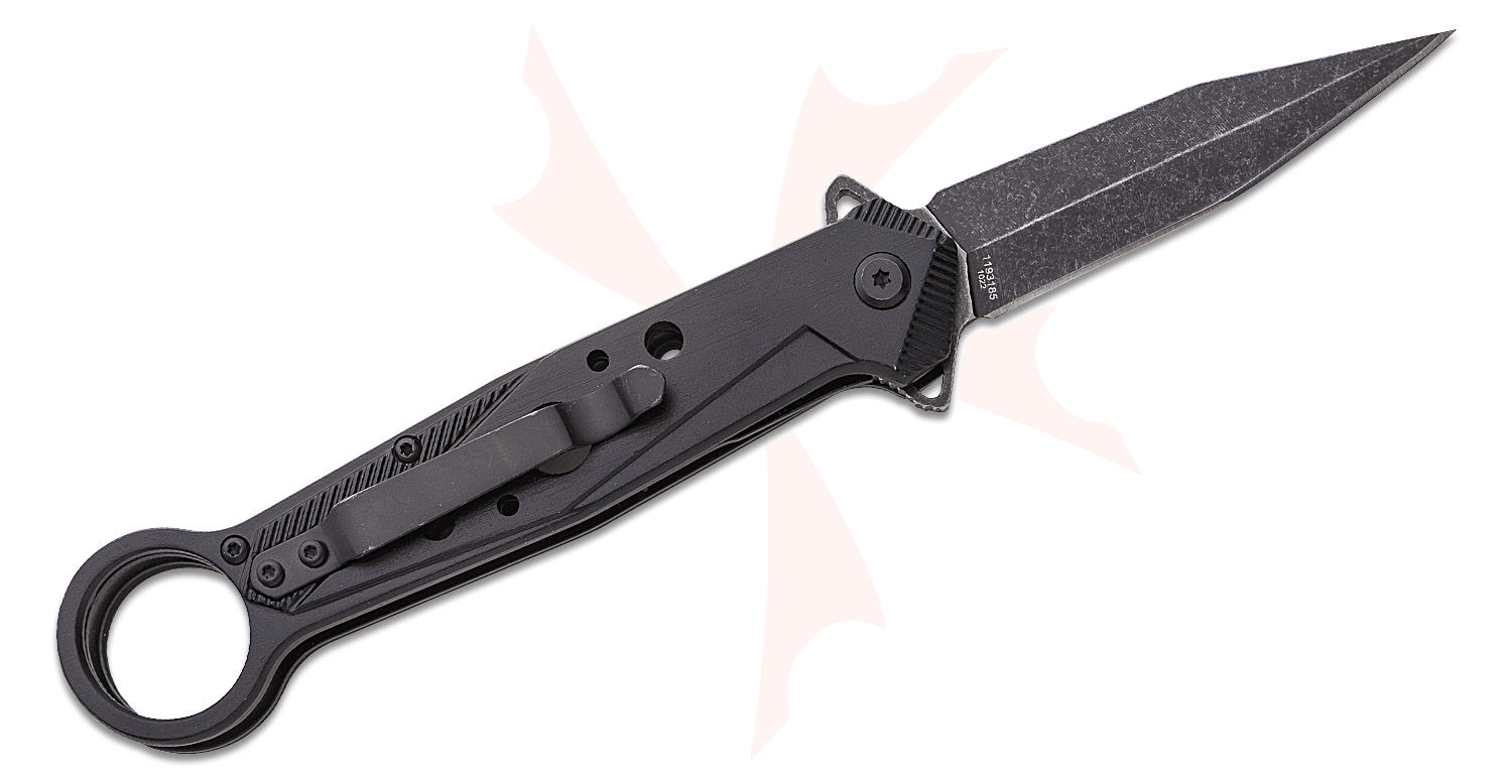 Smith & Wesson M&P Folding Dagger Assisted Flipper Knife 3.25" Black ...